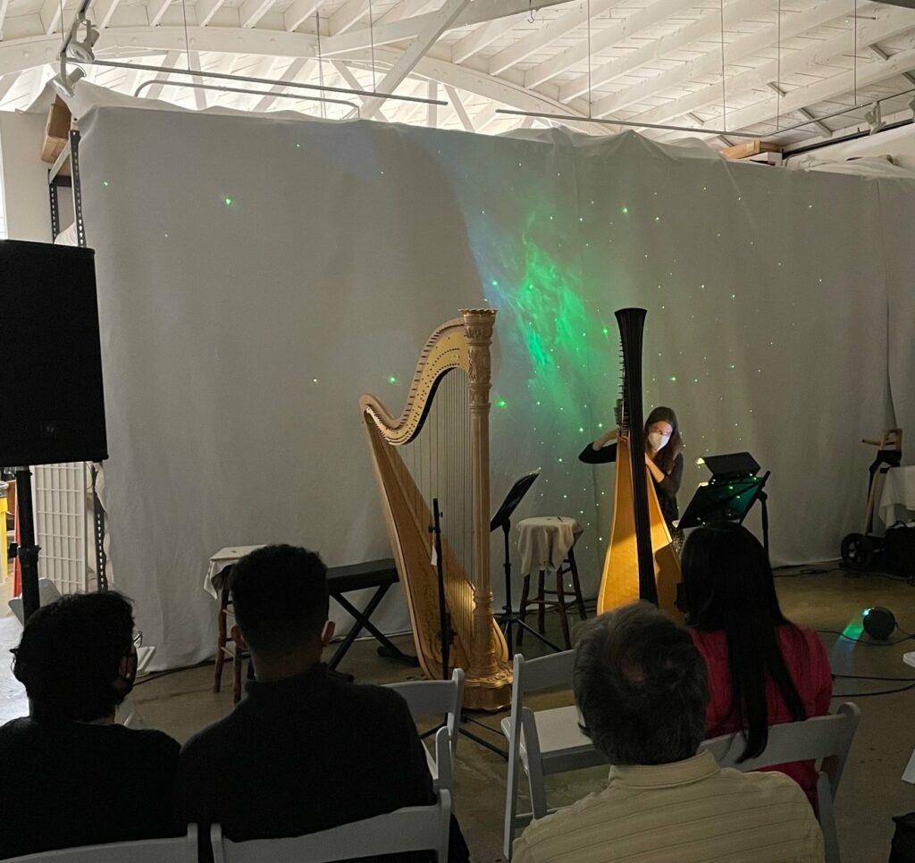 Synchromy – Play Nice: An Evening of Two Harps – Sequenza21